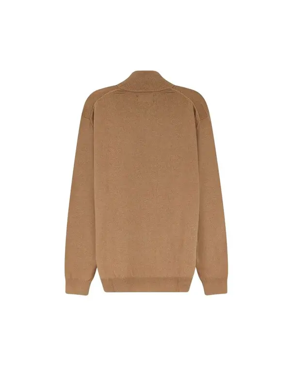 Polo Ralph Lauren Half-zip Long-sleeve Sweater - Nude
