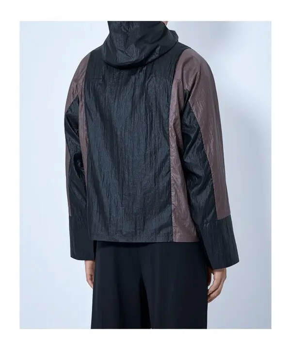KIKO KOSTADINOV Tomelilla Hooded Jacket - Black/coffee
