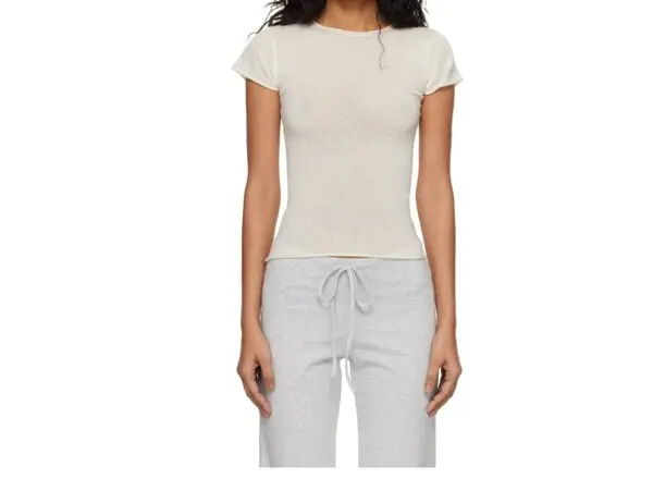 SKIMS Translucent Knitted T-shirt