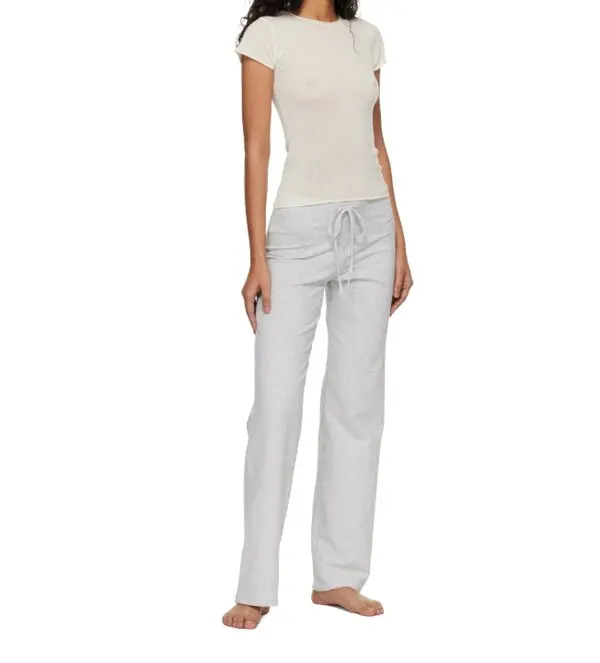 SKIMS Translucent Knitted T-shirt