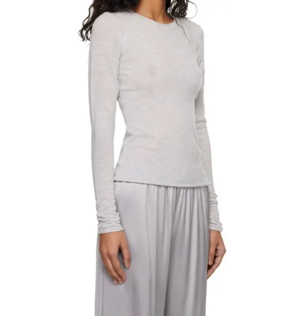 SKIMS Translucent Knitted Cashmere T-shirt