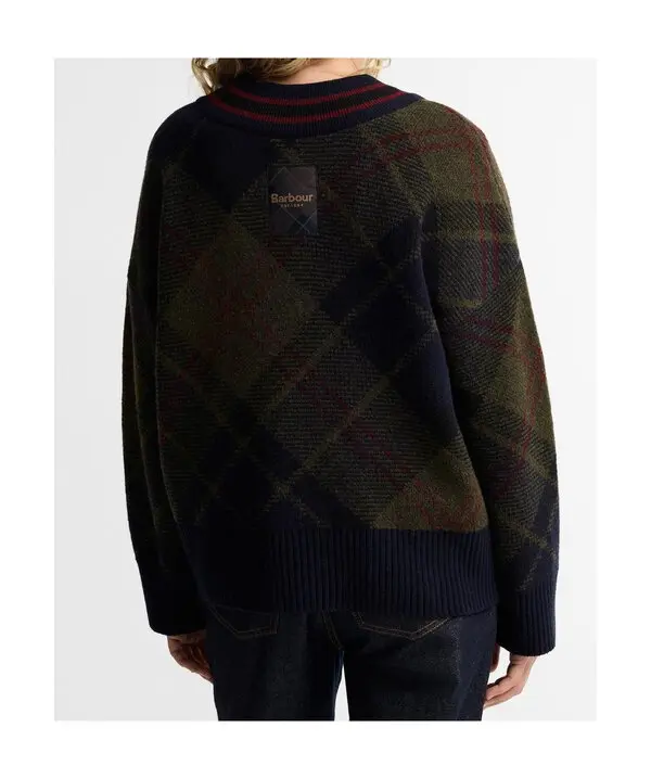 Barbour Argyle V-neck Jumper