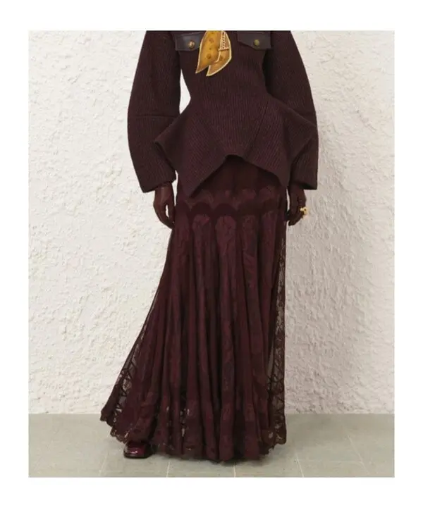Zimmermann Valiant Panelled Maxi Skirt