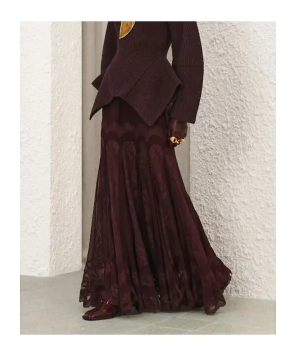 Zimmermann Valiant Panelled Maxi Skirt