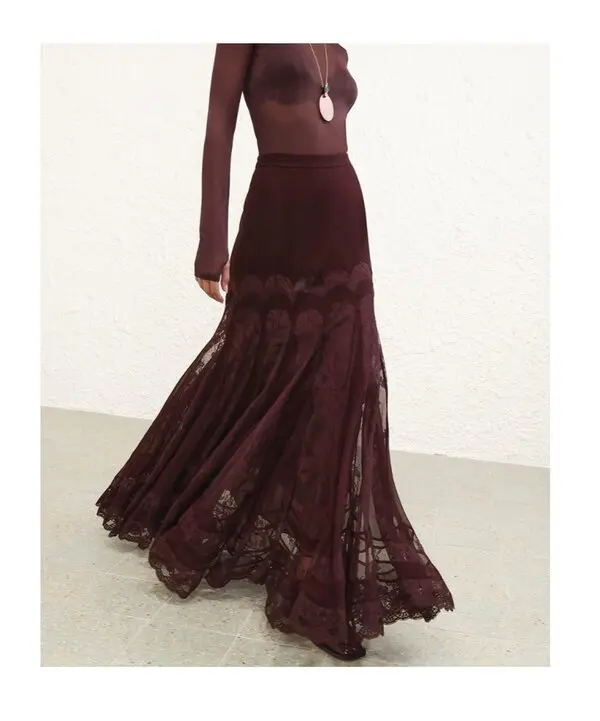 Zimmermann Valiant Panelled Maxi Skirt
