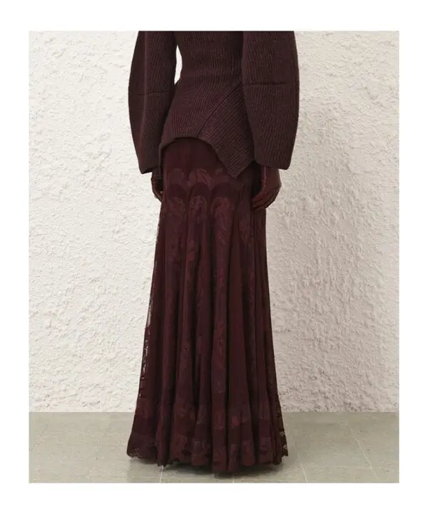 Zimmermann Valiant Panelled Maxi Skirt