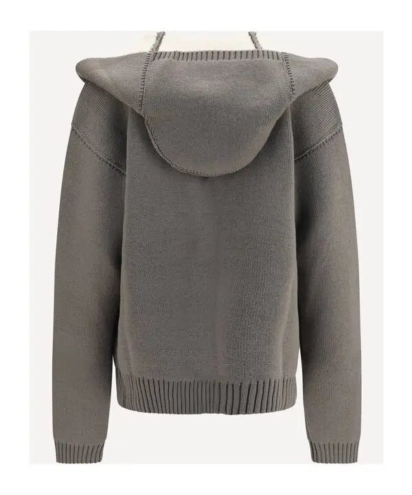 Rick Owens Hooded Zip Cardigan Robe