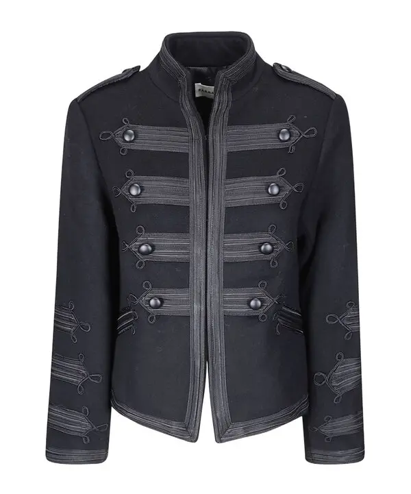P.a.r.o.s.h Braided Trim Military Jacket - No