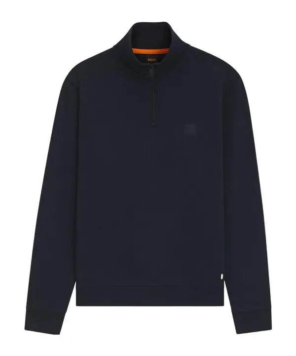 Hugo Boss Quarter Zip Fleece - Blue
