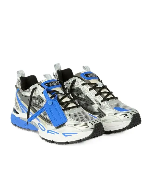 Off-White Panel Lace-up Sneakers - Gryblu