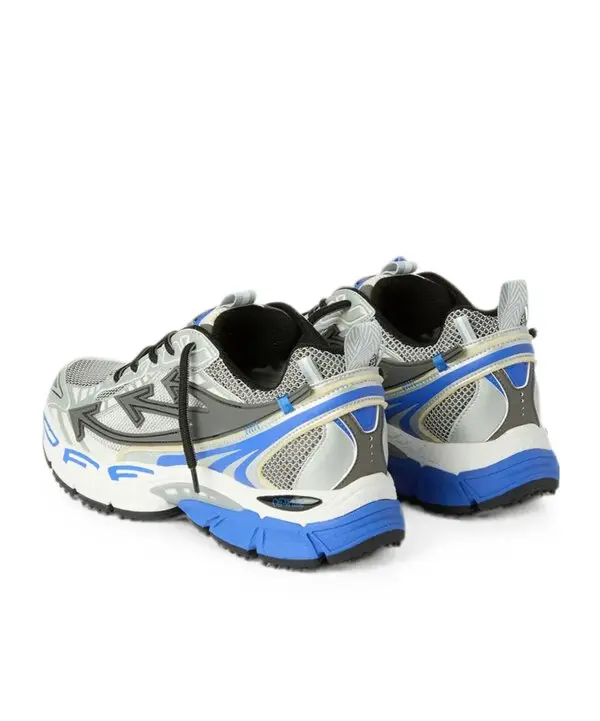 Off-White Panel Lace-up Sneakers - Gryblu