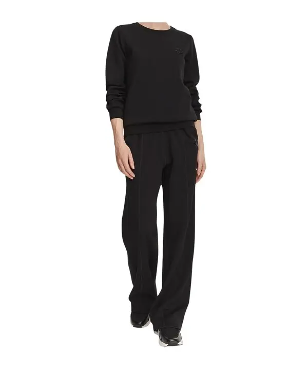 Liu Jo Logo Detail Wide-leg Pants