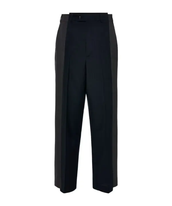 MAISON MARGIELA Two-tone Virgin Wool Trousers