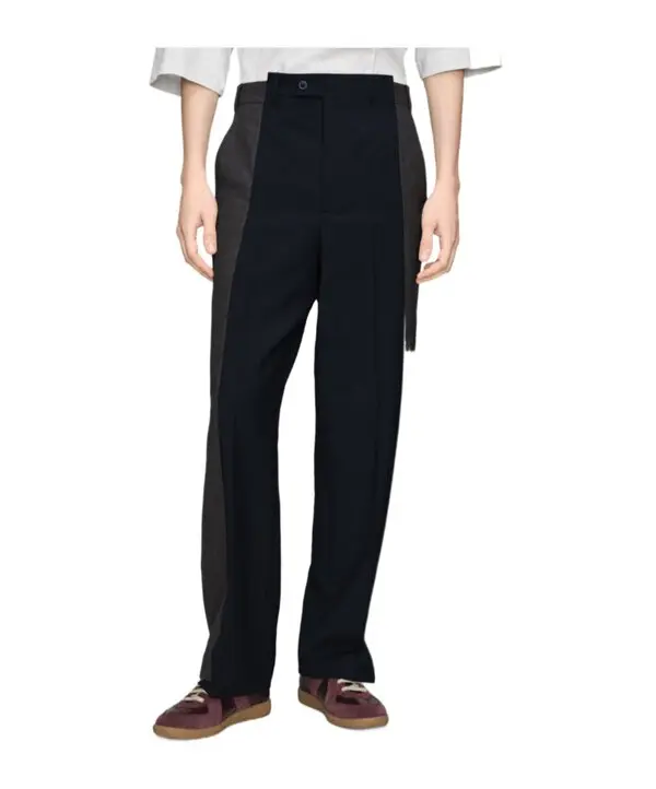 MAISON MARGIELA Two-tone Virgin Wool Trousers