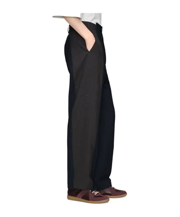 MAISON MARGIELA Two-tone Virgin Wool Trousers