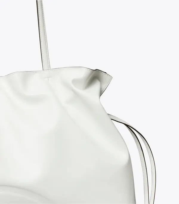 Tory Burch Ella Natuura Drawstring Tote - White