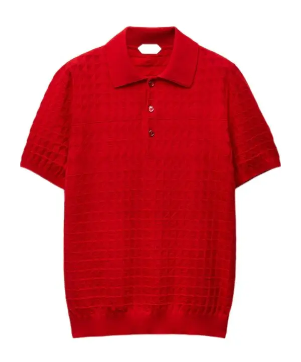 Versace Wool Knit Polo