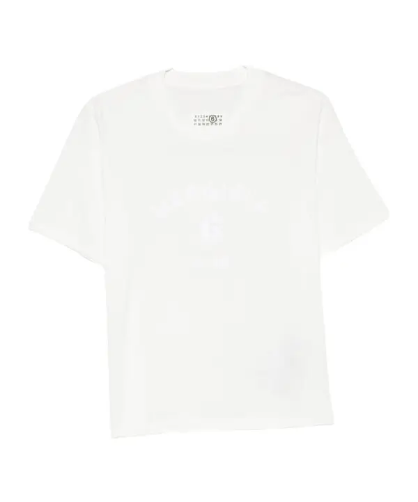 MAISON MARGIELA Short Sleeve Crewneck T-shirt - White