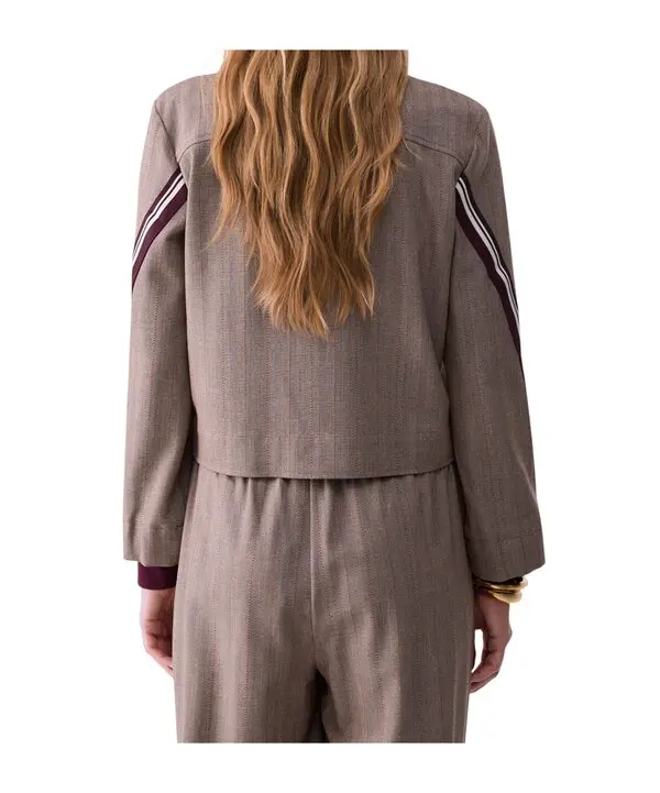 Liu Jo Two-tone Webbing-detail Jacket