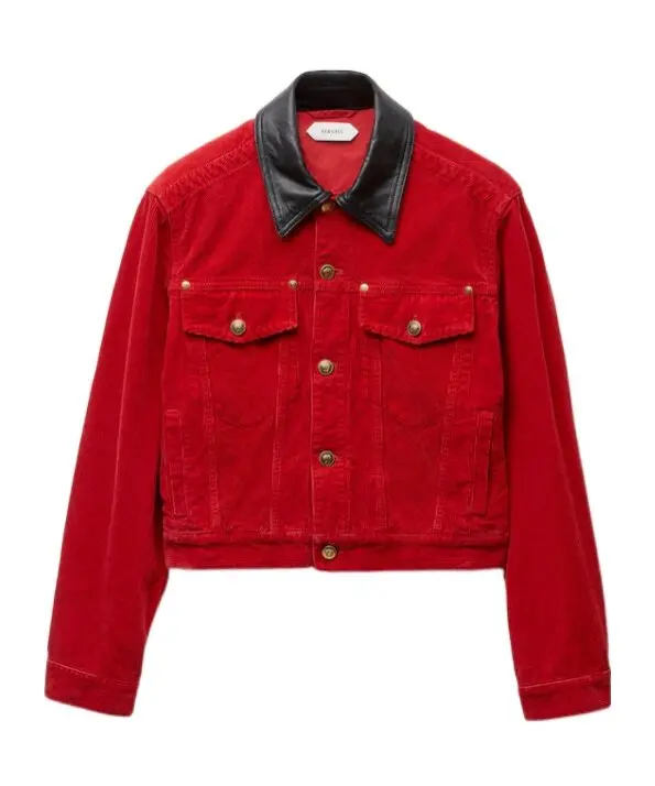 Versace Corduroy Velvet Blouson