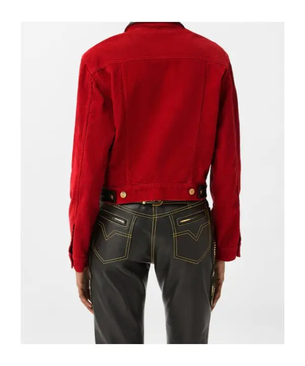 Versace Corduroy Velvet Blouson