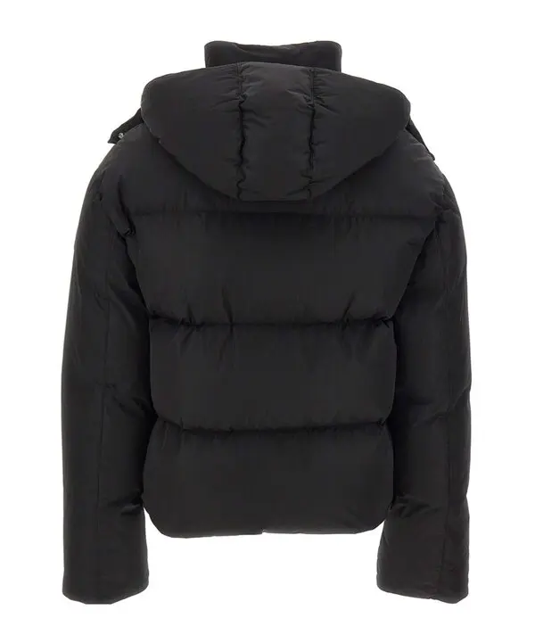 Off-White Zip-up High Neck Puffer Jacket