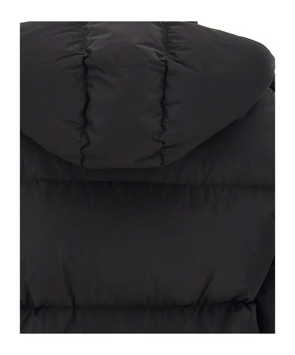 Off-White Zip-up High Neck Puffer Jacket