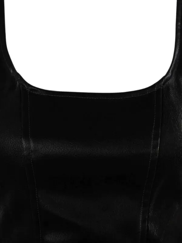 Off-White Zip-up Corset Top