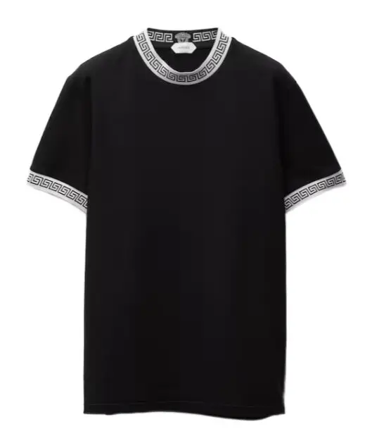 Versace Stretch Cotton-jersey Slim T-shirt