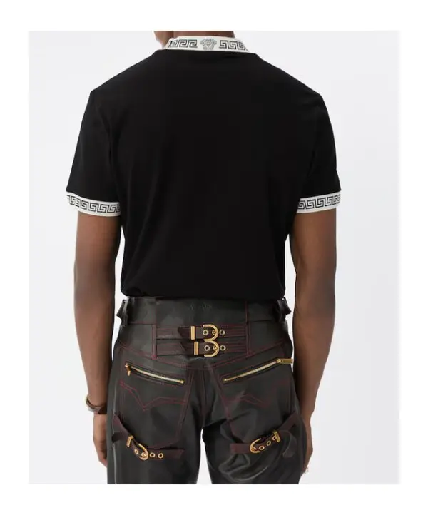 Versace Stretch Cotton-jersey Slim T-shirt