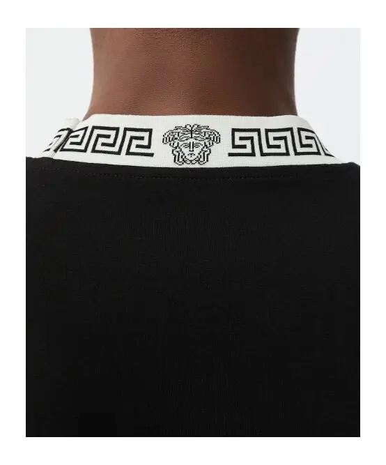 Versace Stretch Cotton-jersey Slim T-shirt