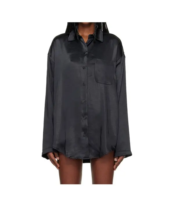 SKIMS Lightweight Satin Loose Shirt