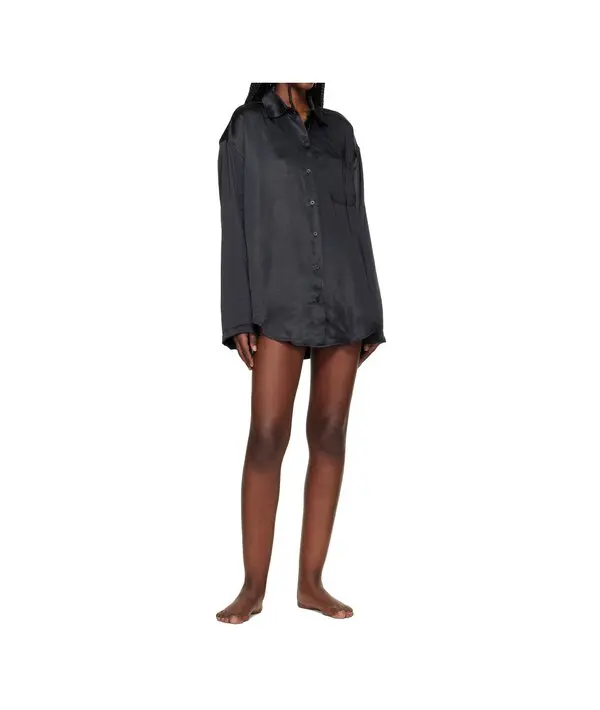 SKIMS Lightweight Satin Loose Shirt