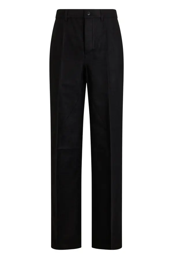 Rick Owens Pressed-crease Trousers - Black