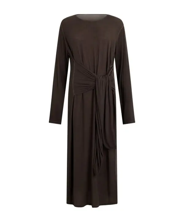 UMA WANG Long Skirt With Sash - Black