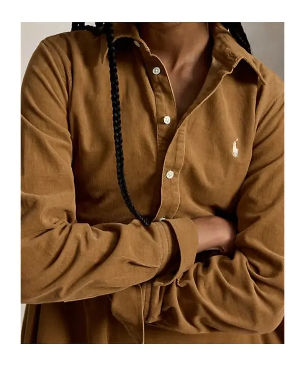 Polo Ralph Lauren Corduroy Shirtdress - Tan