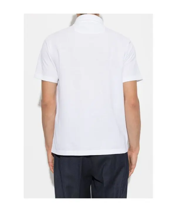 Brioni Buttoned Collar Polo Shirt