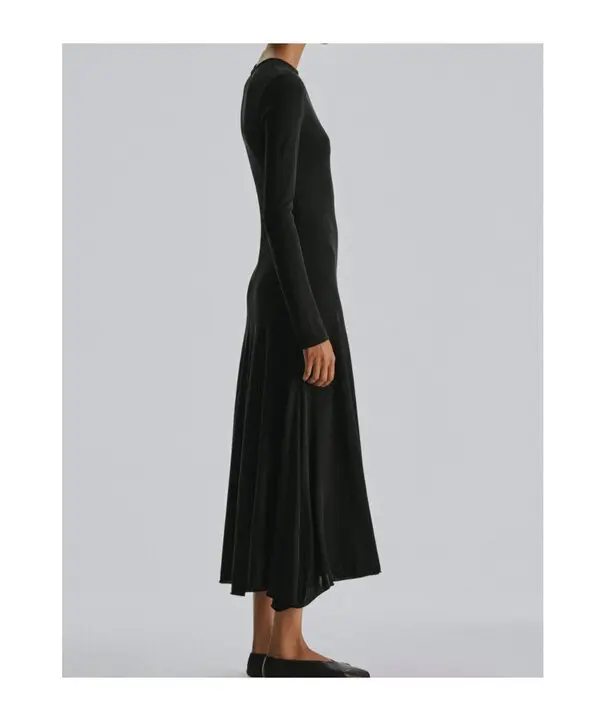 THE ROW Dina Dress - Black