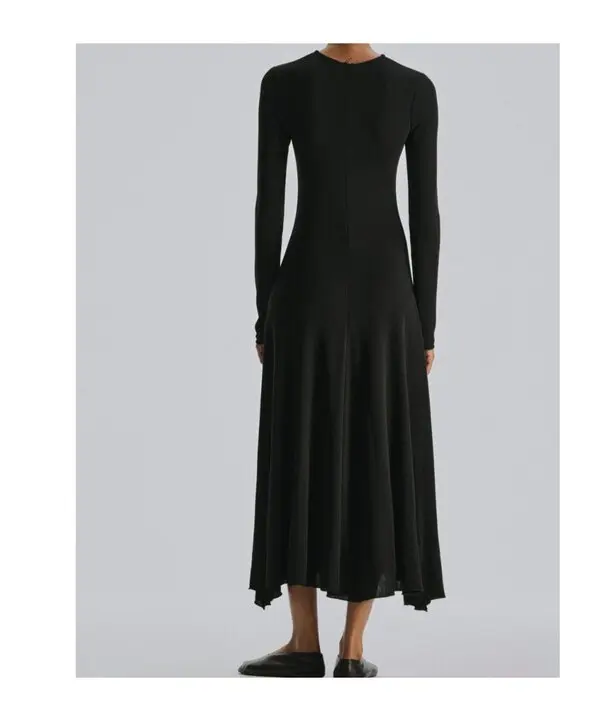 THE ROW Dina Dress - Black