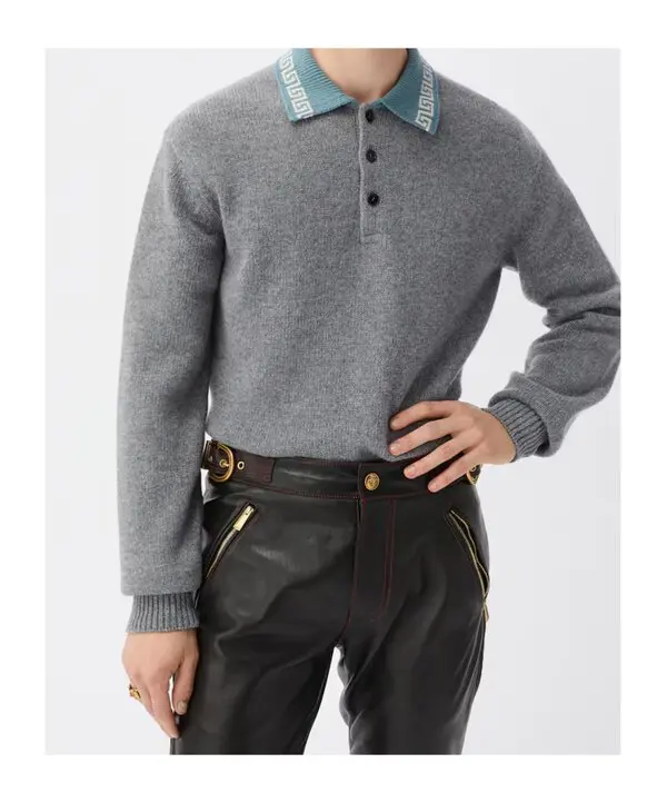 Versace Wool Cashmere Knit Sweater