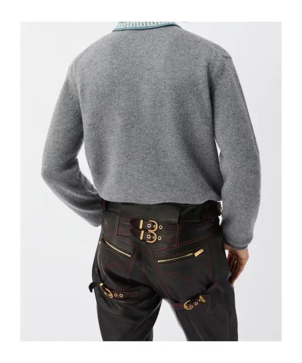 Versace Wool Cashmere Knit Sweater