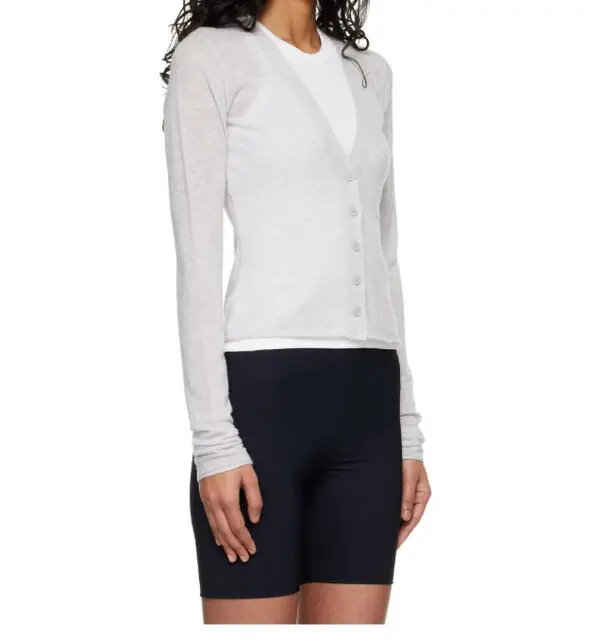 SKIMS Translucent Knitted Cardigan