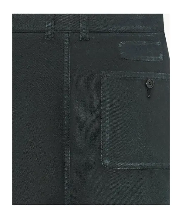 THE ROW Berit Chino Pants - Faded Black