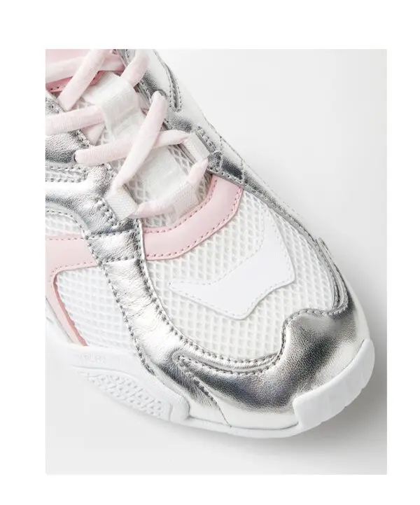 Versace Mesh Lace-up Sneakers