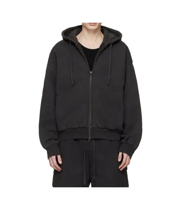SKIMS Thick Fleece Zip-up Hooded Sweatshirt