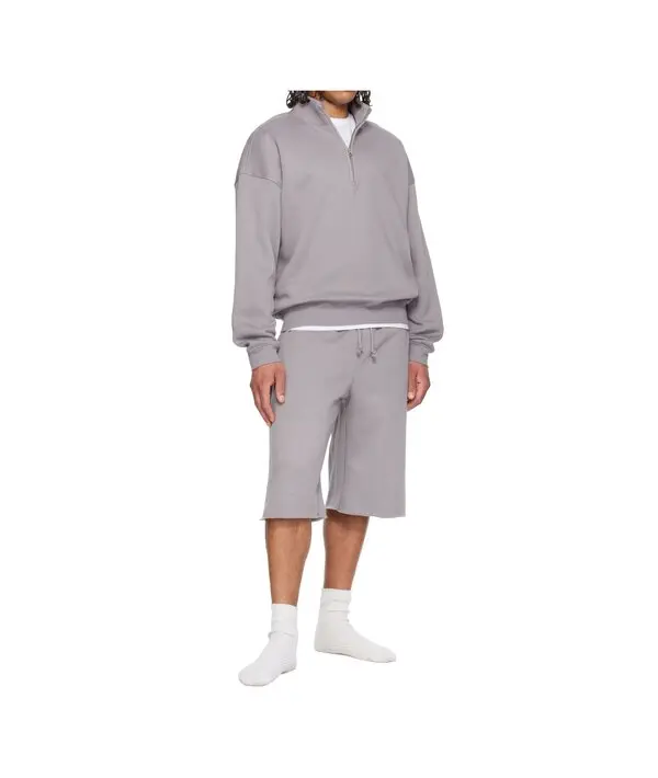SKIMS Cotton Flannel Hoodie - Gray