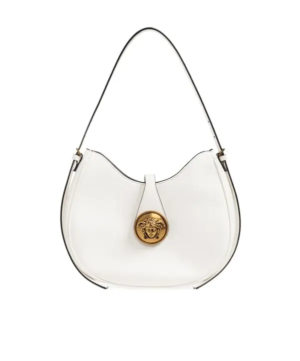 Versace Emblème Hobo Bag - White