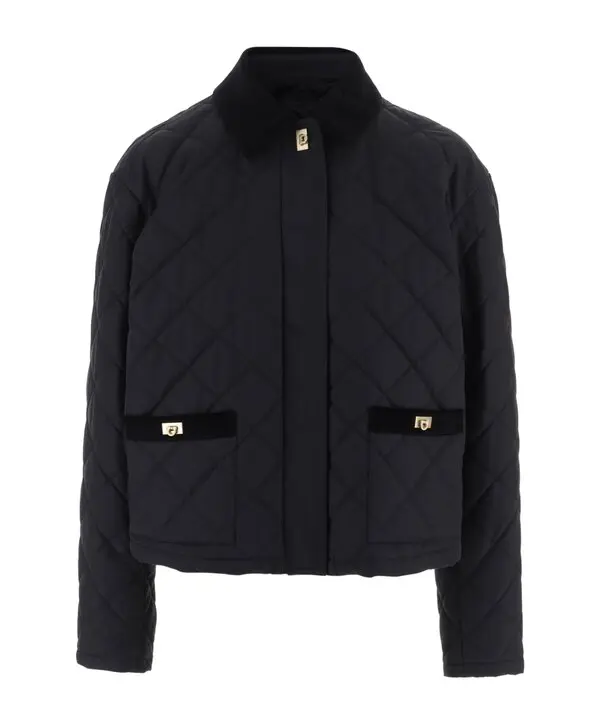 FERRAGAMO Quilted Long-sleeve Jacket