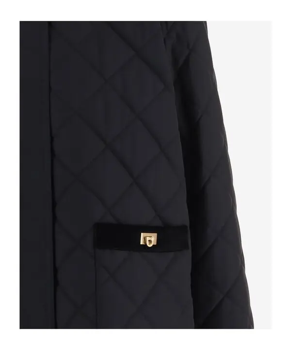 FERRAGAMO Quilted Long-sleeve Jacket