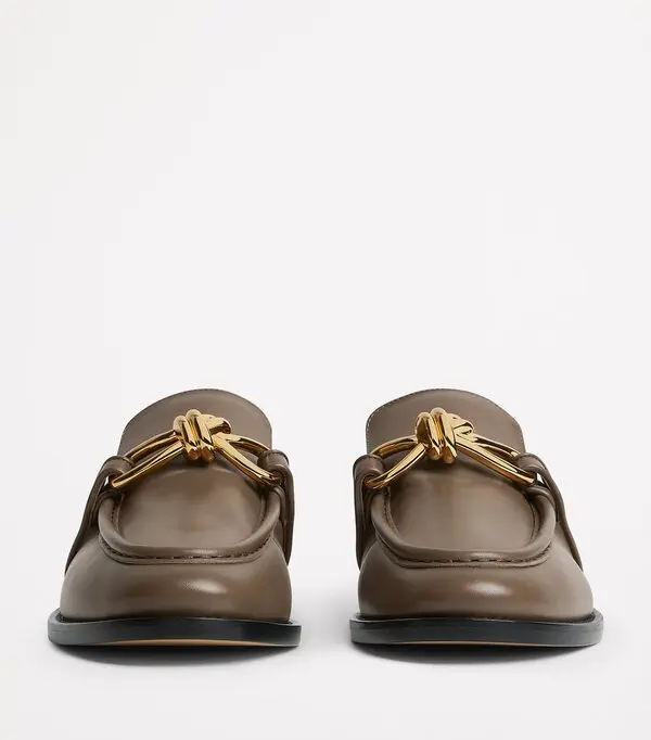 Bottega Veneta Leather Astaire Loafers